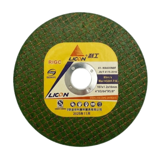 Buy "LICON" Green Cutting Disc for Stainless Steel 105MM X 1.2MM X 16MM ...