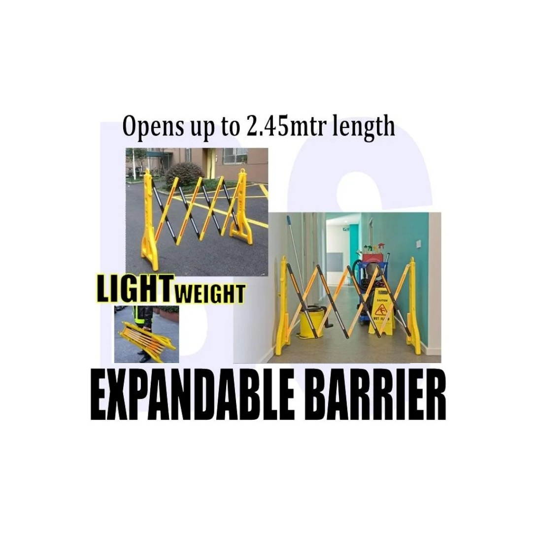 Buy PVC Expandable Barrier up to 2.45m. Barricade | Ban Soon Hardware ...