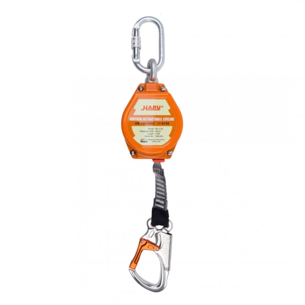 Buy HARU 3.5M Retractable Type Fall Arrestor Block Webbing (Retractable ...