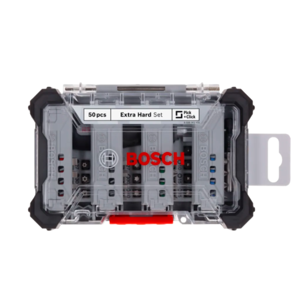 Buy BOSCH 50pcs Extra Hard Screwdriver Bit Set. Pick and Click Set ...