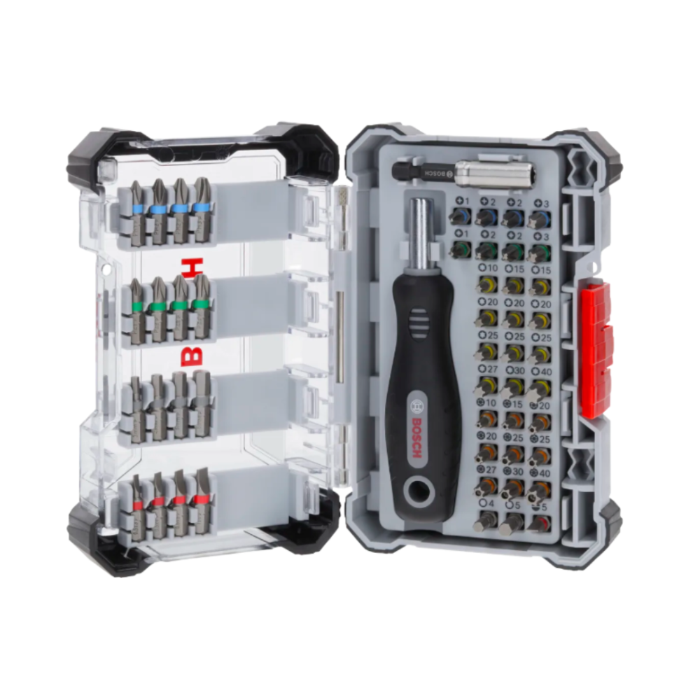 Buy BOSCH 50pcs Extra Hard Screwdriver Bit Set. Pick and Click Set ...