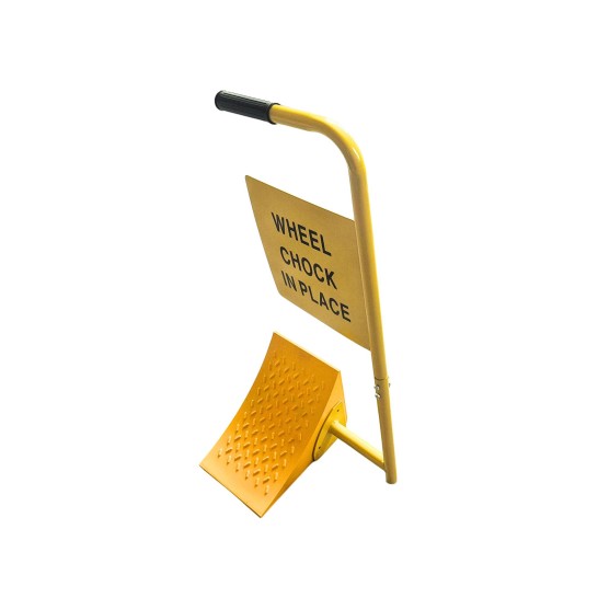 Buy PVC Wheel Chock With Steel Handle | Ban Soon Hardware & Hydraulic ...