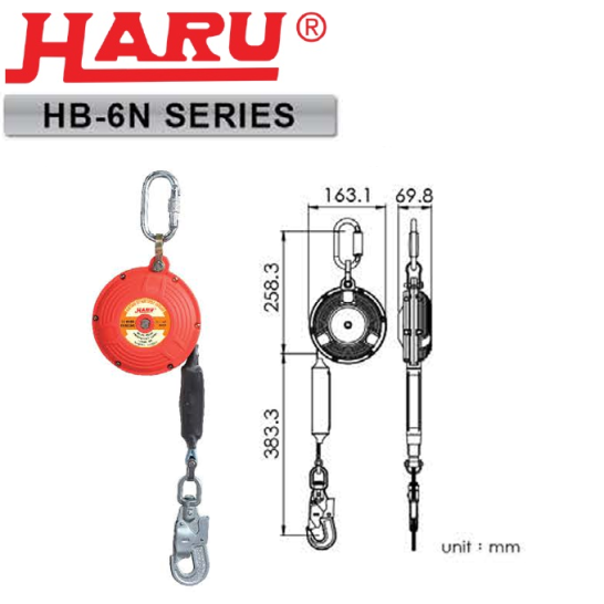 Buy HARU HB-6N Retractable Type Fall Arrestor Block With Absorber ...