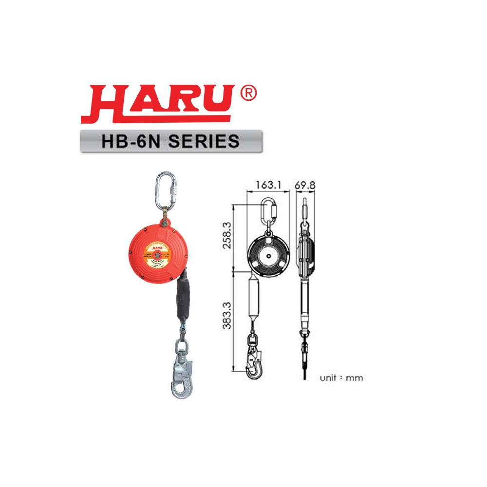 Buy HARU HB-6N Retractable Type Fall Arrestor Block With Absorber ...